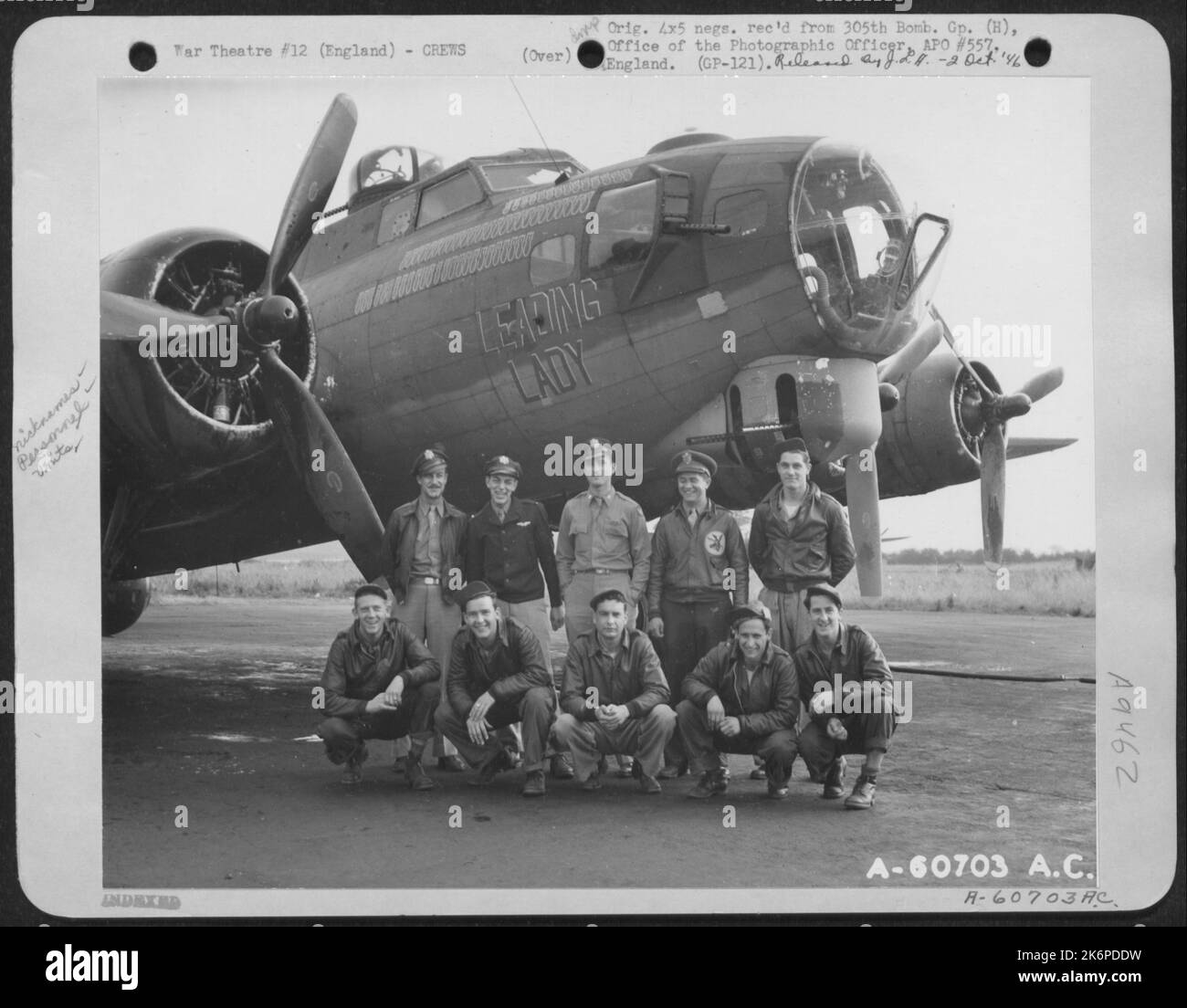 Lt. Hass And Crew Of The 364Th Bomb Squadron, 305Th Bomb Group, Are ...