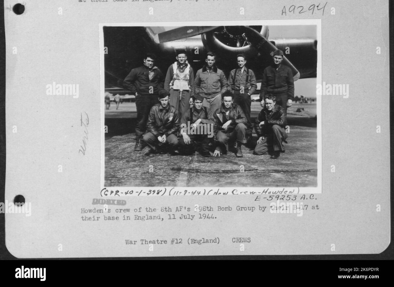 398th bomb group Black and White Stock Photos & Images - Alamy