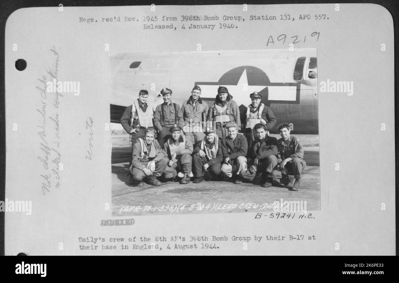 398th bomb group hi-res stock photography and images - Alamy