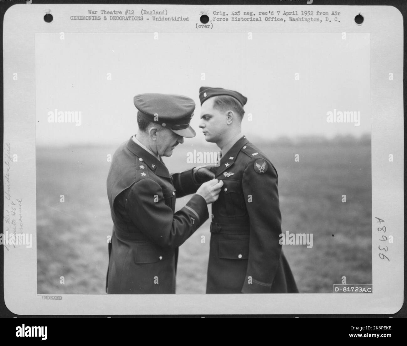 A Member Of The 458Th Bomb Group Is Presented The 200 Mission Award By ...