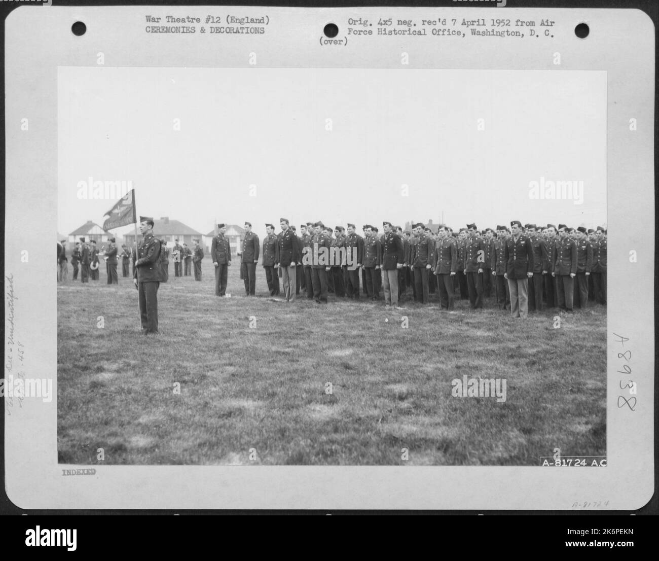 Personnel Of The 458Th Bomb Group In A Parade During The Celebration Of ...