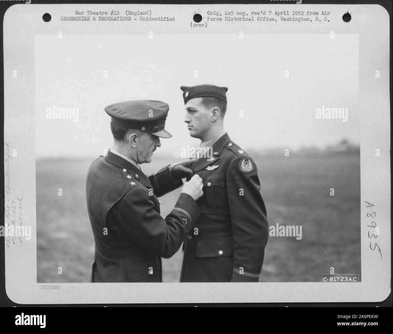 A Member Of The 458Th Bomb Group Is Presented The 200 Mission Award By ...