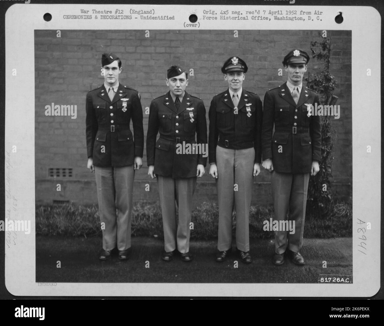Men Of The 755Th Bomb Squadron, 458Th Bomb Group Pose For The ...