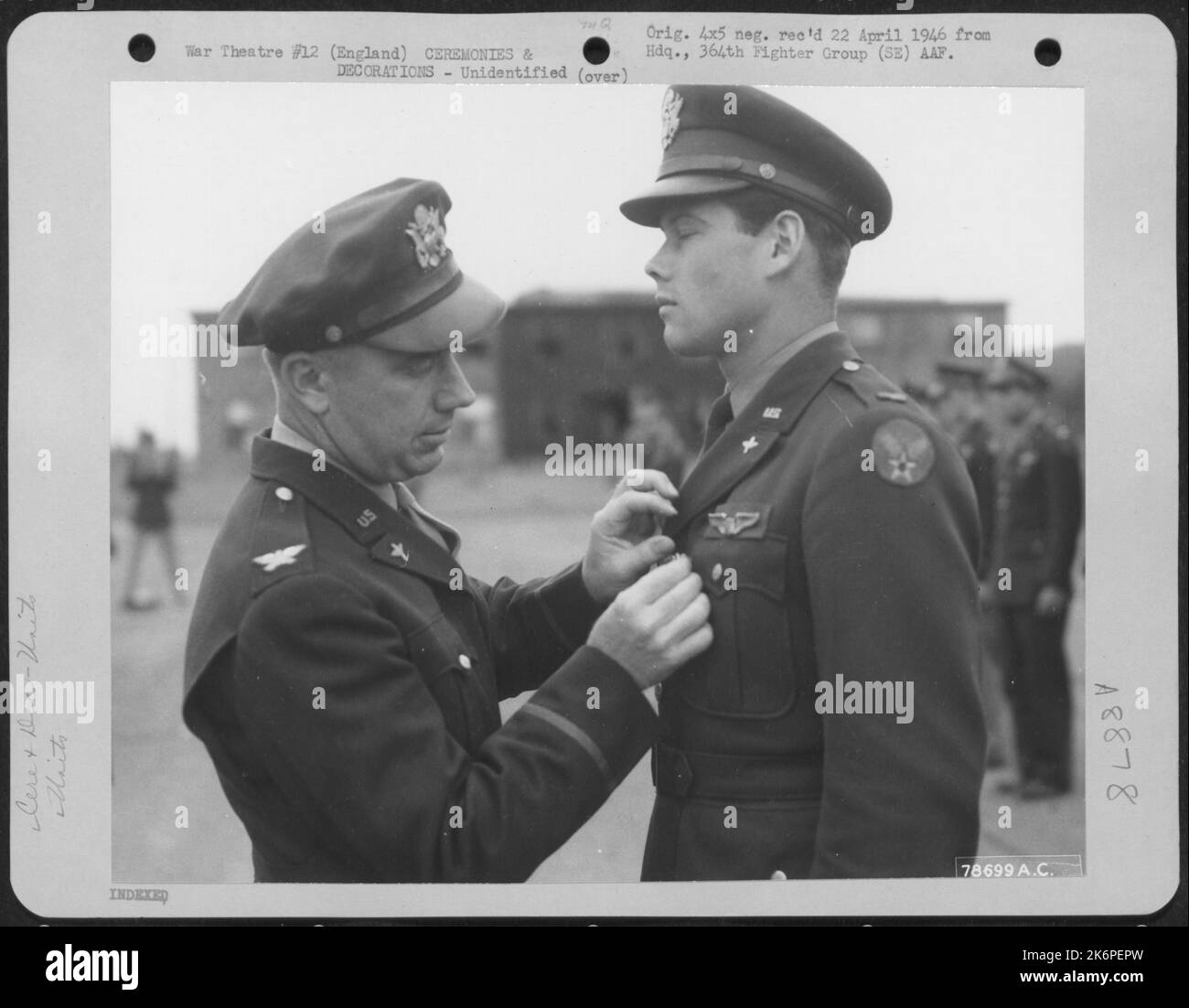 An Officer Presents An Award To A Member Of The 314Th Service Group Of ...