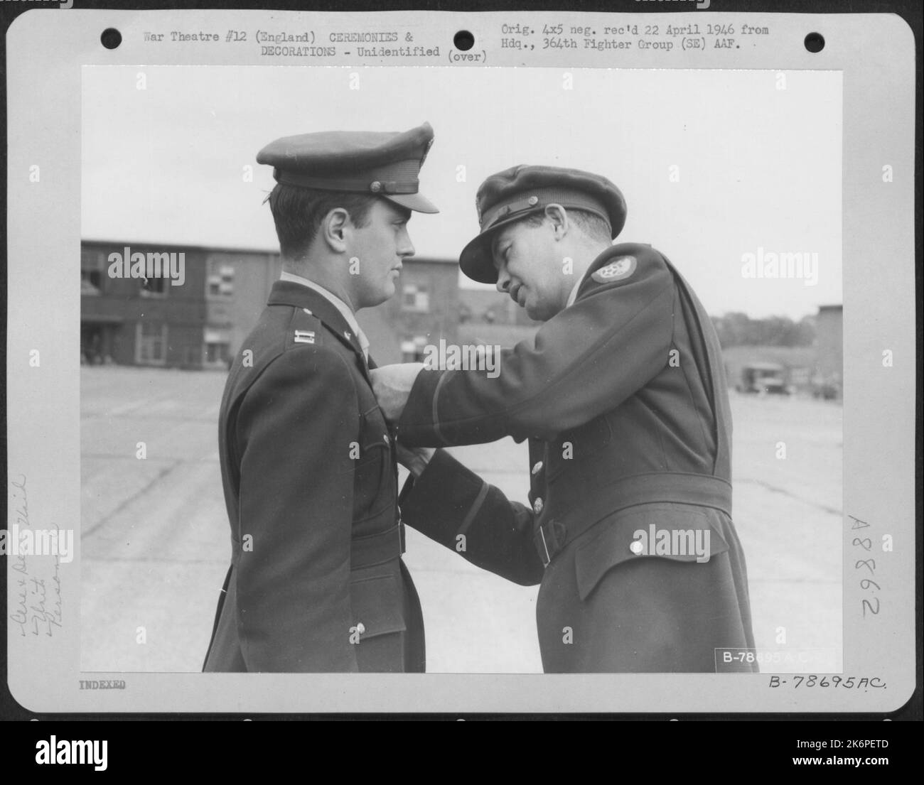 Brig. Gen. Edward W. Anderson Presents An Award To A Member Of The ...
