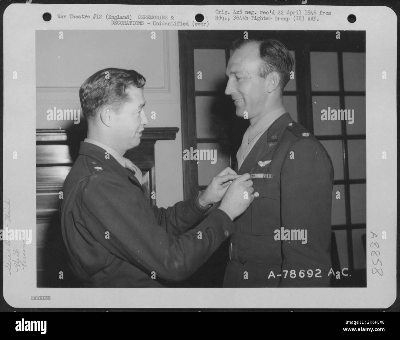 Brig. Gen. Edward W. Anderson Presents An Award To A Member Of The ...