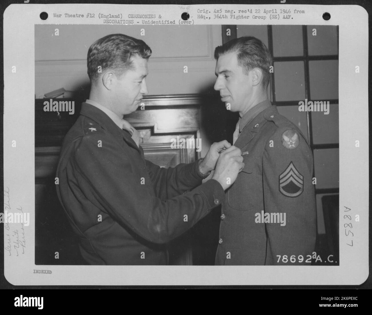 Brig. Gen. Edward W. Anderson Presents An Award To A Member Of The ...
