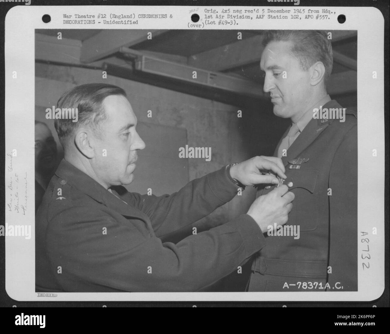 Major General Robert B. Williams Presents An Award To A Member Attached ...