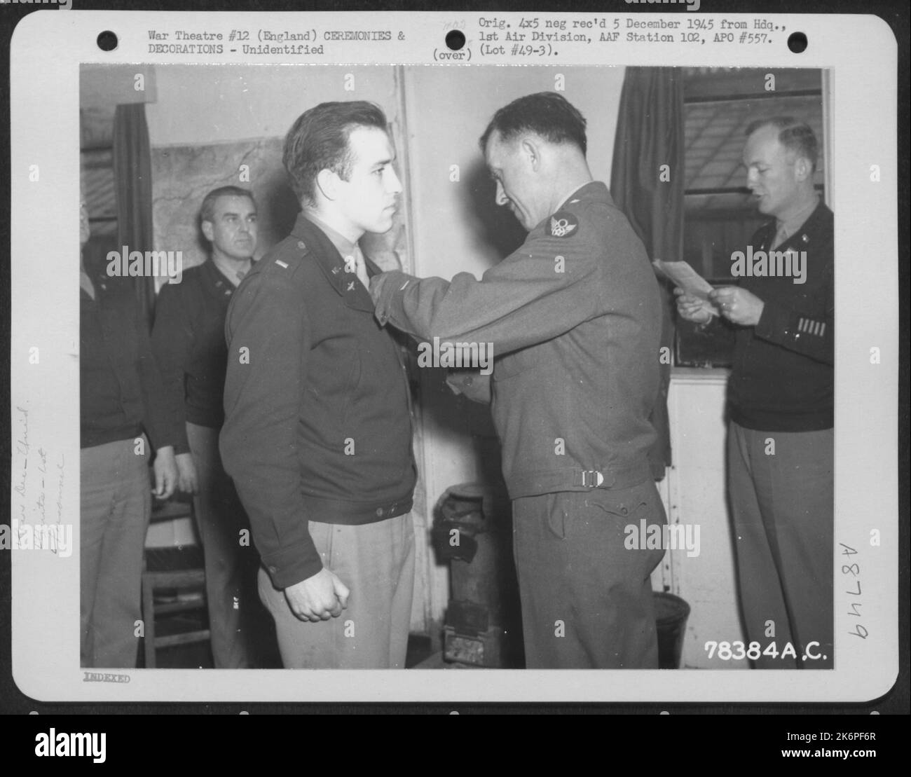 Major General Howard M. Turner Presents The Distinguished Flying Cross ...