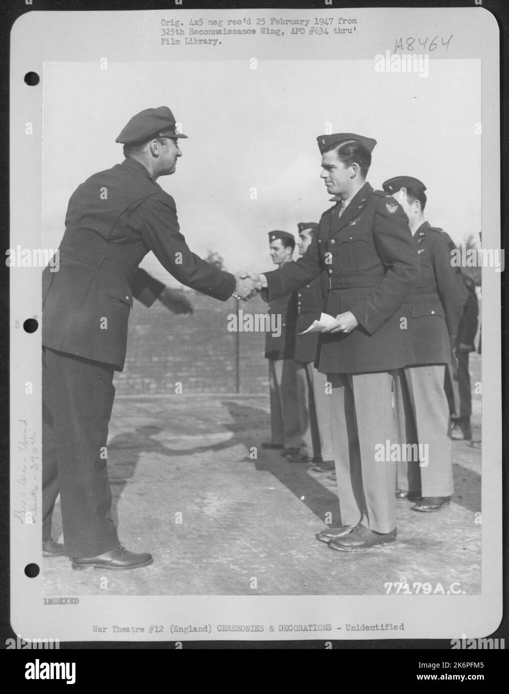 A Member Of The 390Th Bomb Group Is Congratulated After Receiving An ...