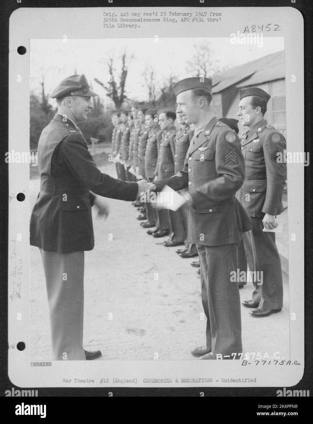 A Member Of The 390Th Bomb Group Is Congratulated After Receiving An ...