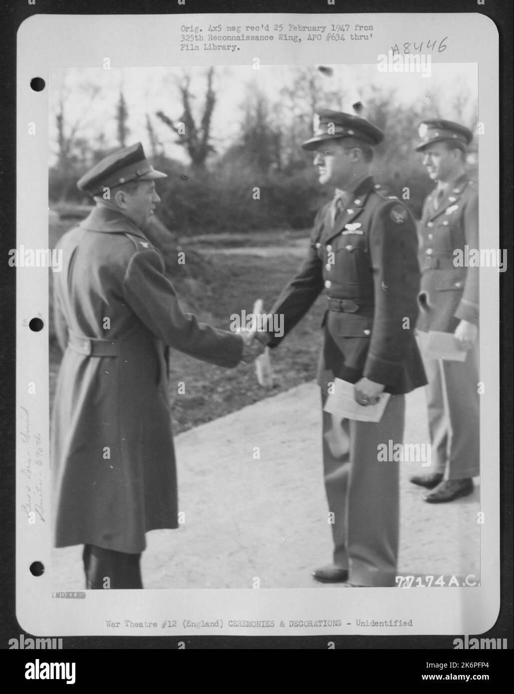 A Member Of The 390Th Bomb Group Is Congratulated After Receiving An ...
