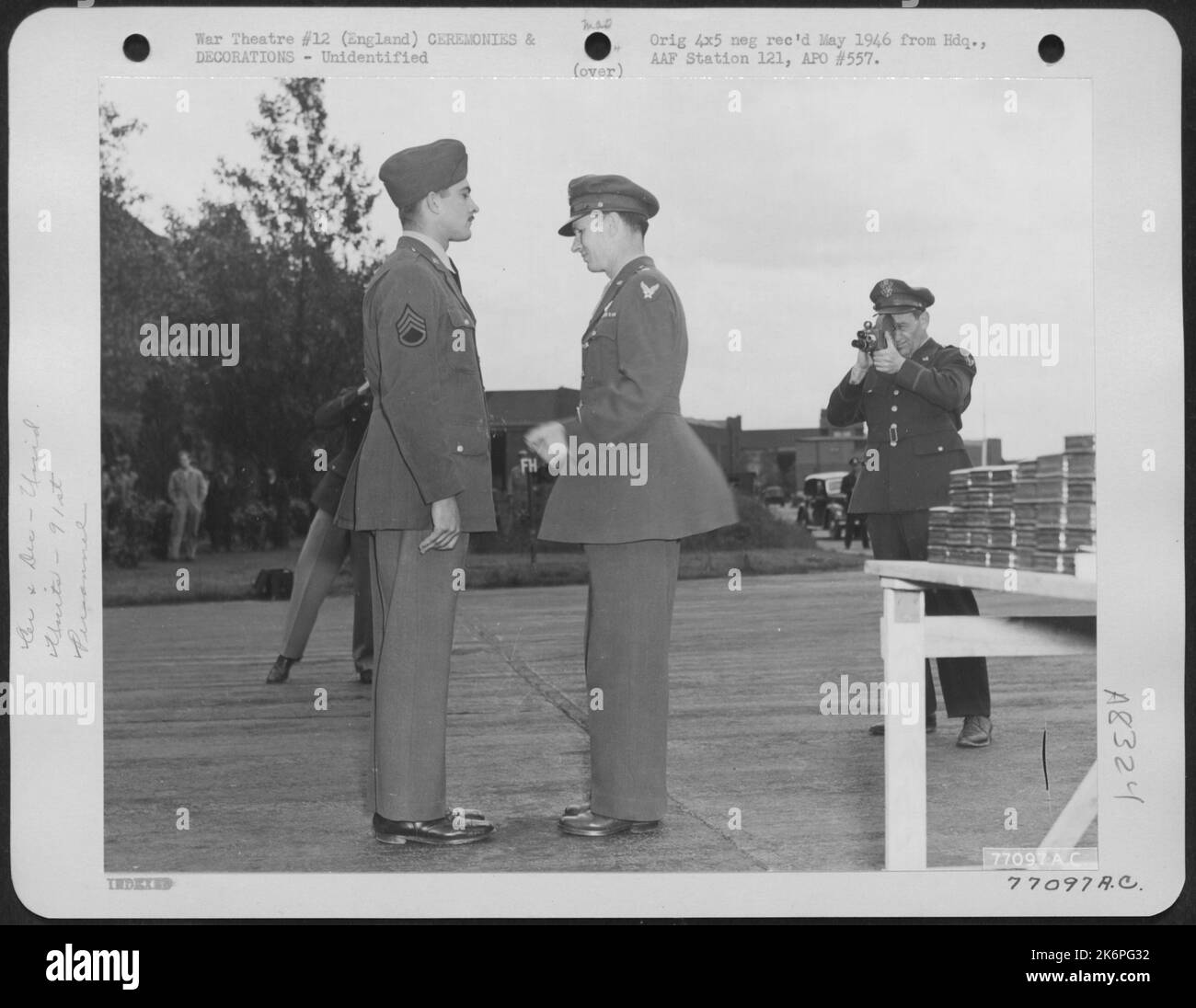 Brig. General Haywood S. Hansell Presents An Award To A Member Of The ...