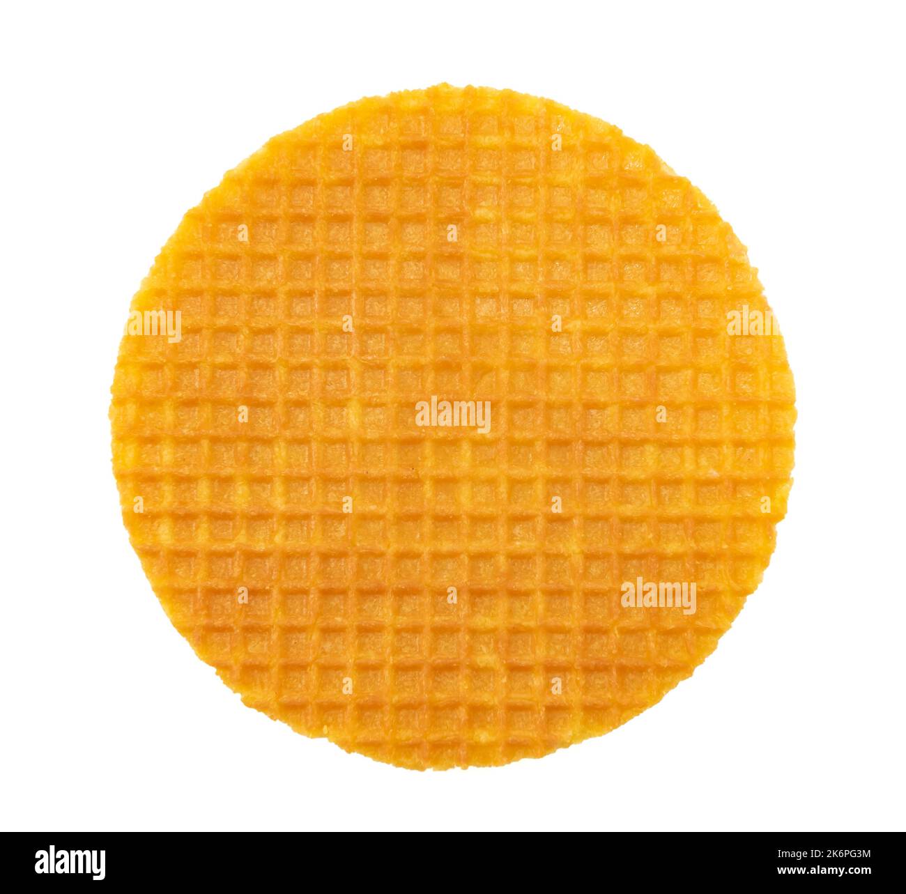 Wafers of a round shape on a white background. Wafer isolate Stock ...