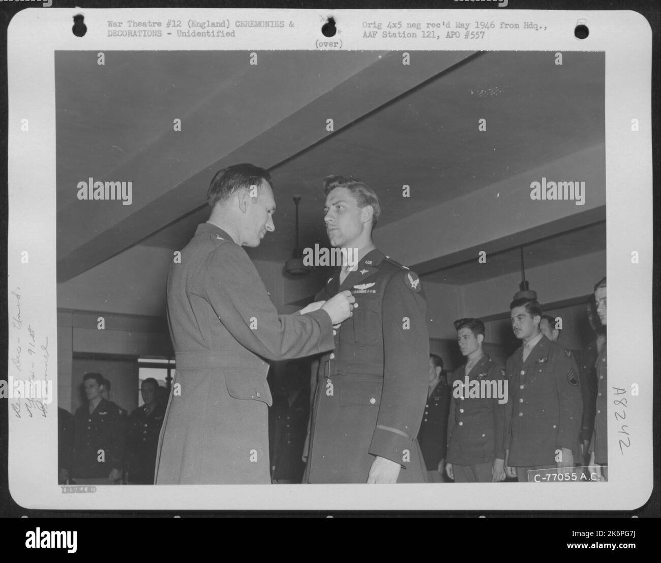 Brig. General Haywood S. Hansell Presents An Award To A Member Of The ...