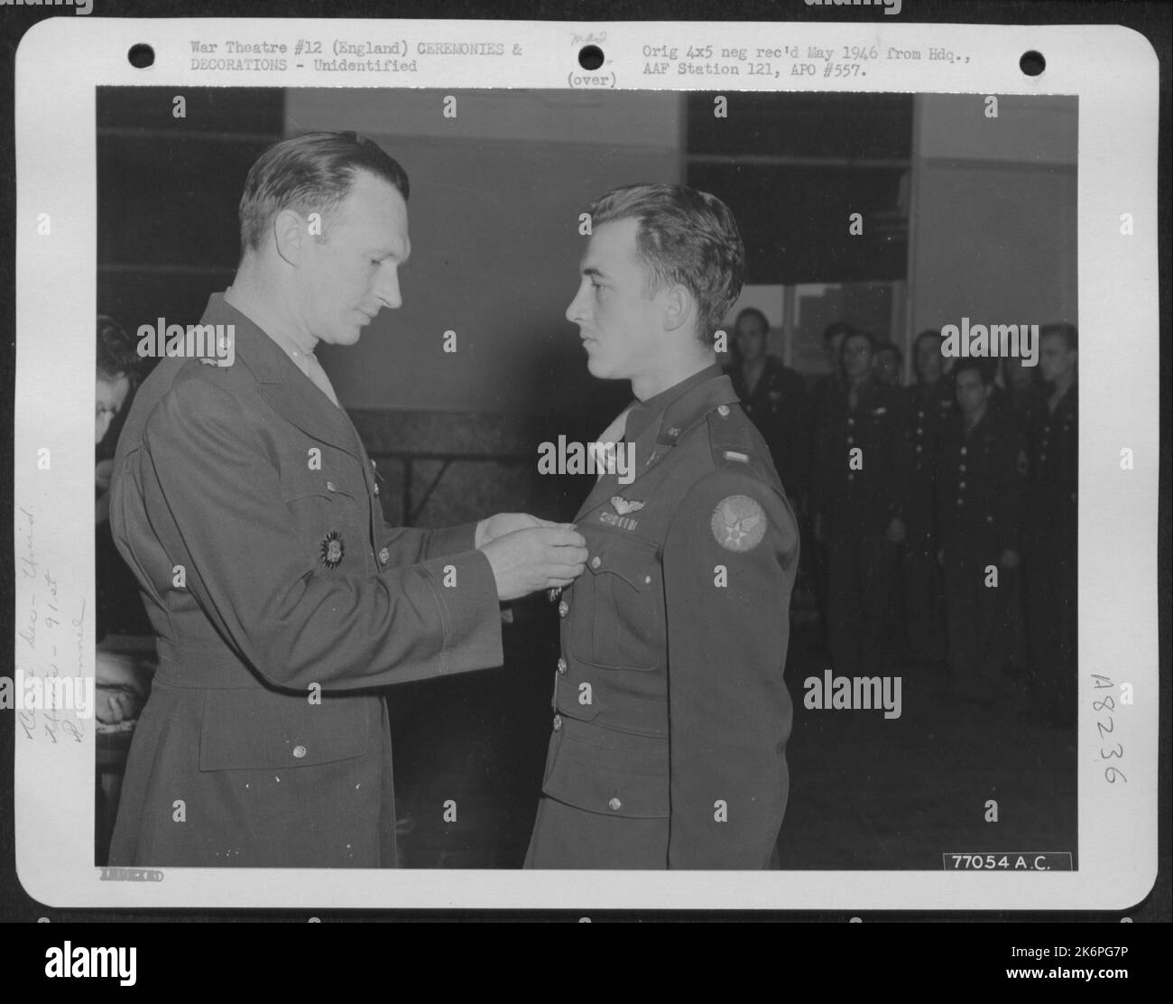 Brig. General Haywood S. Hansell Presents An Award To A Member Of The ...