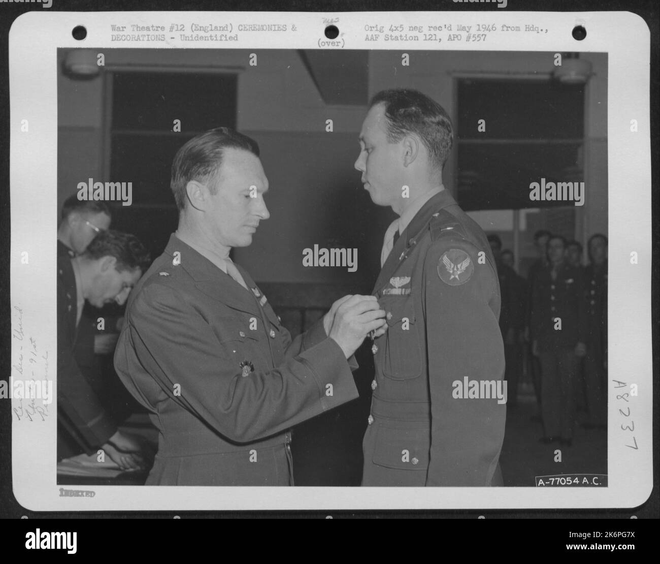 Brig. General Haywood S. Hansell Presents An Award To A Member Of The ...