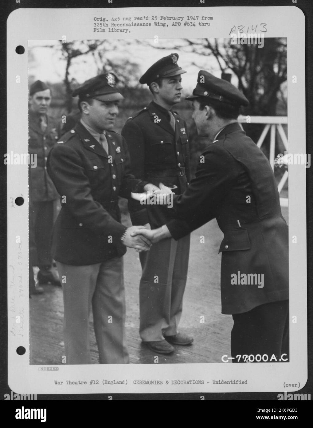A Member Of The 570Th Bomb Squadron, 390Th Bomb Group Is Congratulated ...