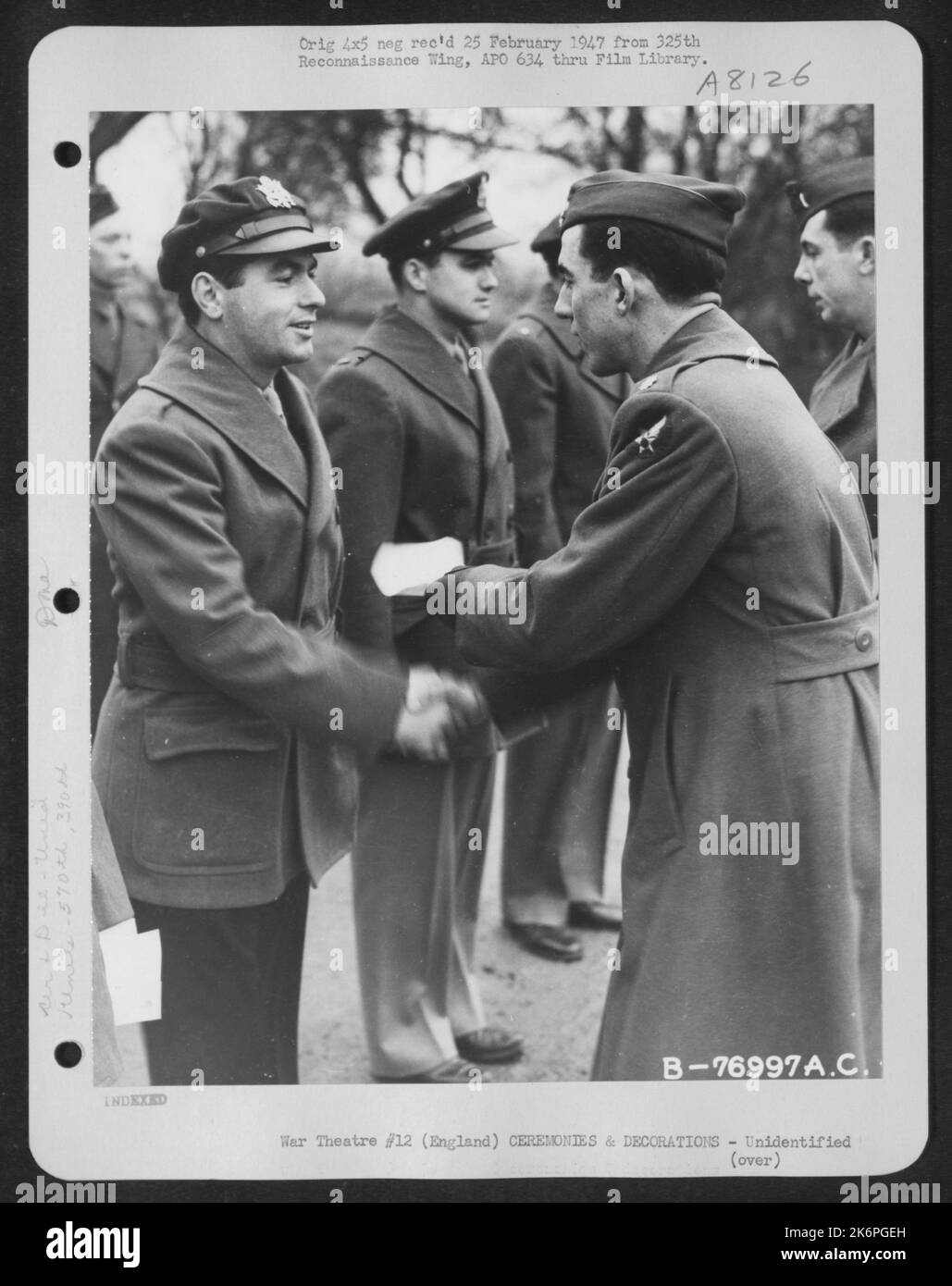 A Member Of The 570Th Bomb Squadron, 390Th Bomb Group Is Congratulated ...