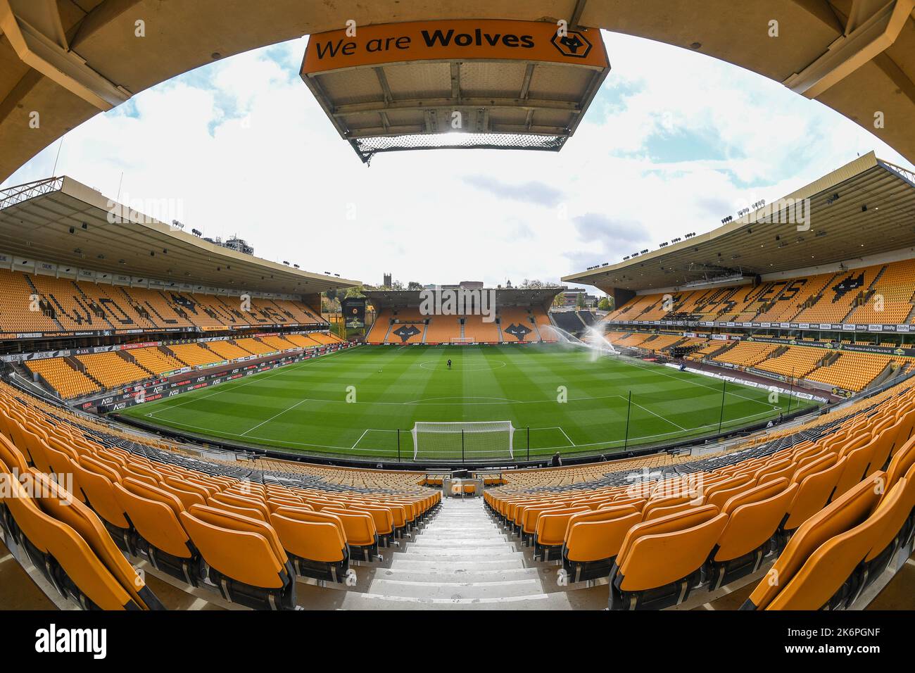 General view of Molineux Stadium, Home of Wolverhampton Wanderers F.C ...