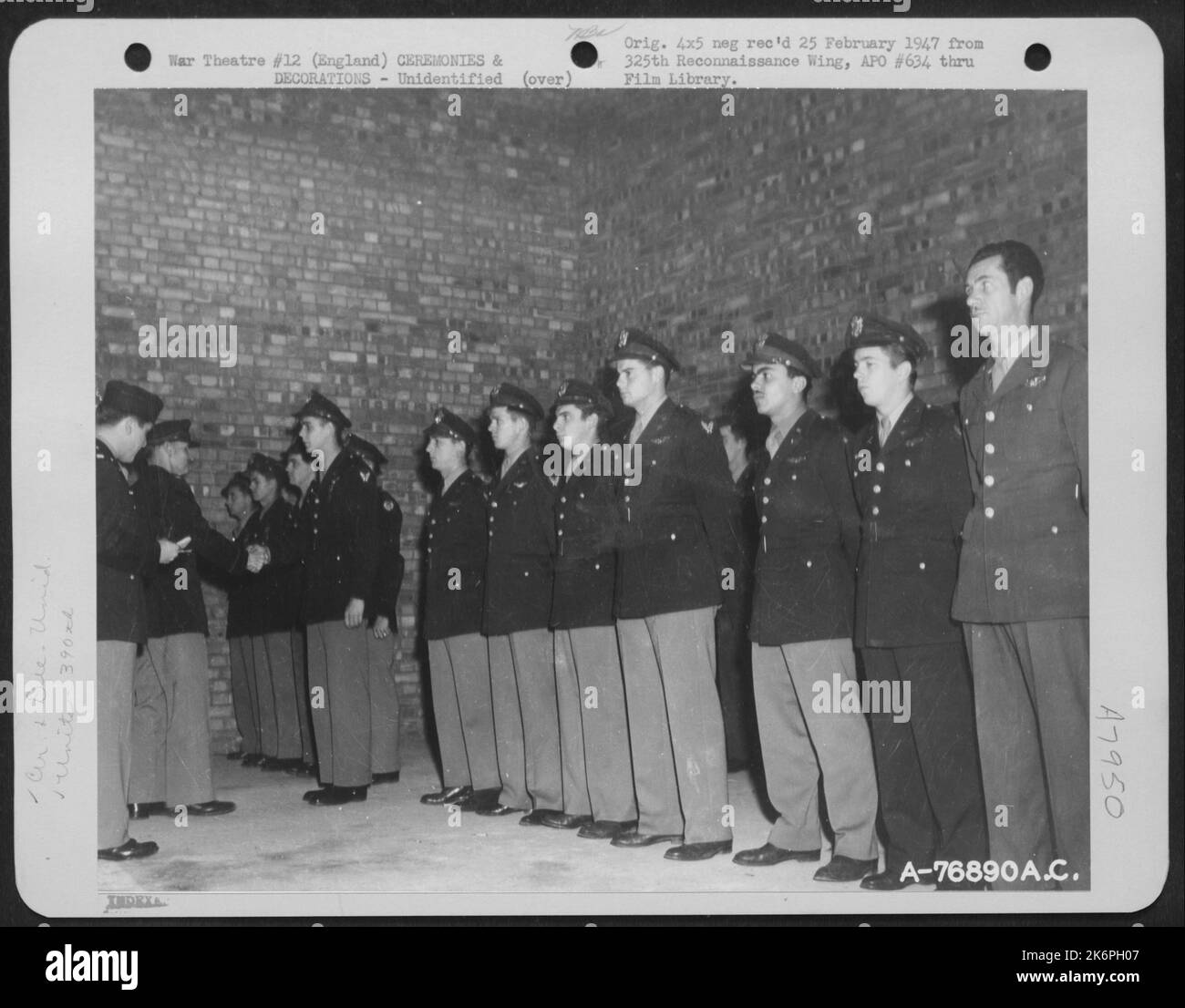 A Member Of The 390Th Bomb Group Is Congratulated After Receiving An ...