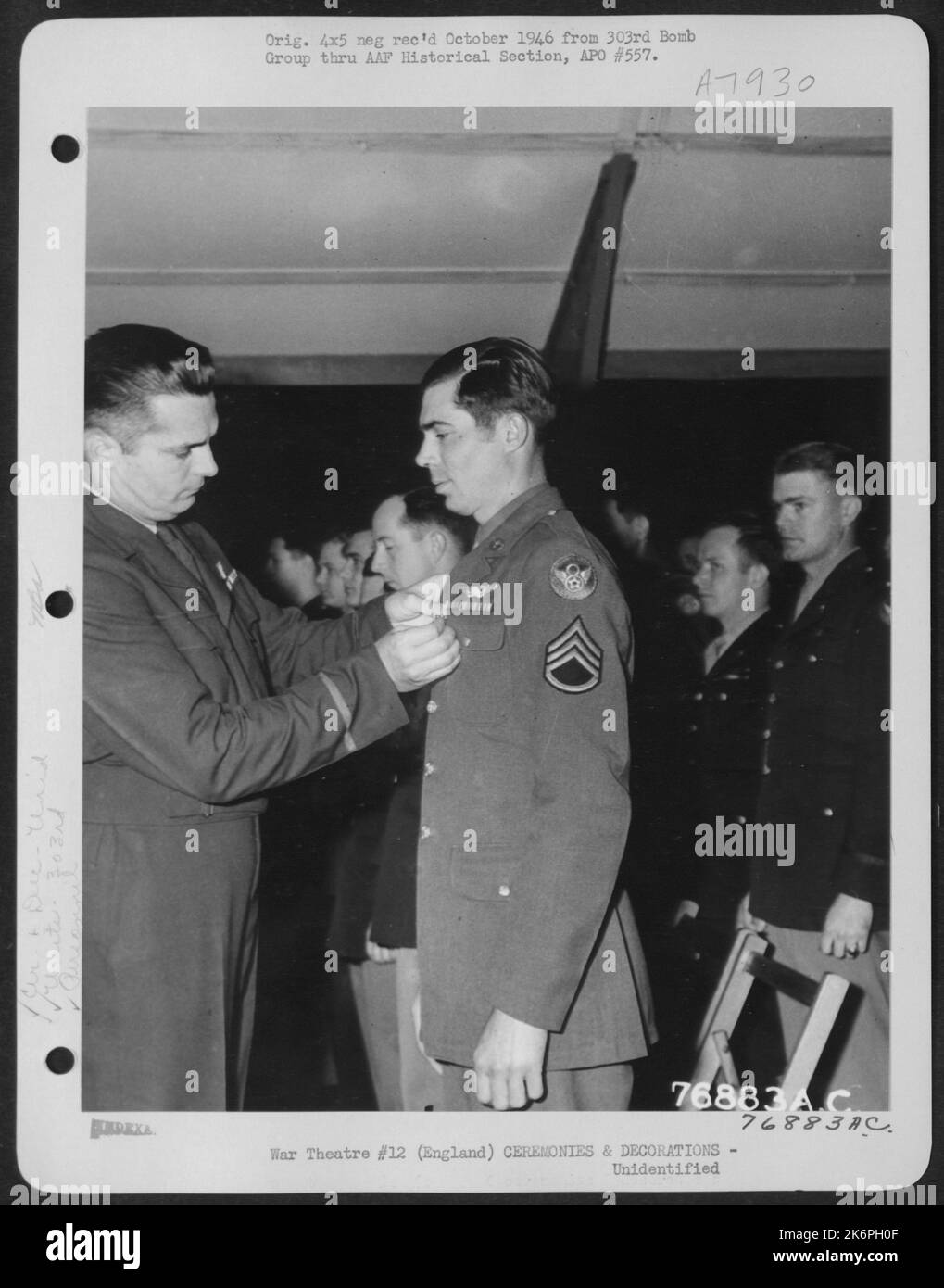 Brig. General Robert F. Travis Presents An Award To A Member Of The ...