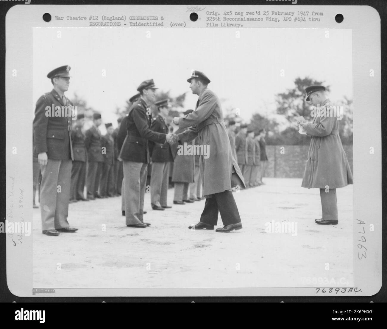 A Member Of The 390Th Bomb Group Is Congratulated After Receiving An ...