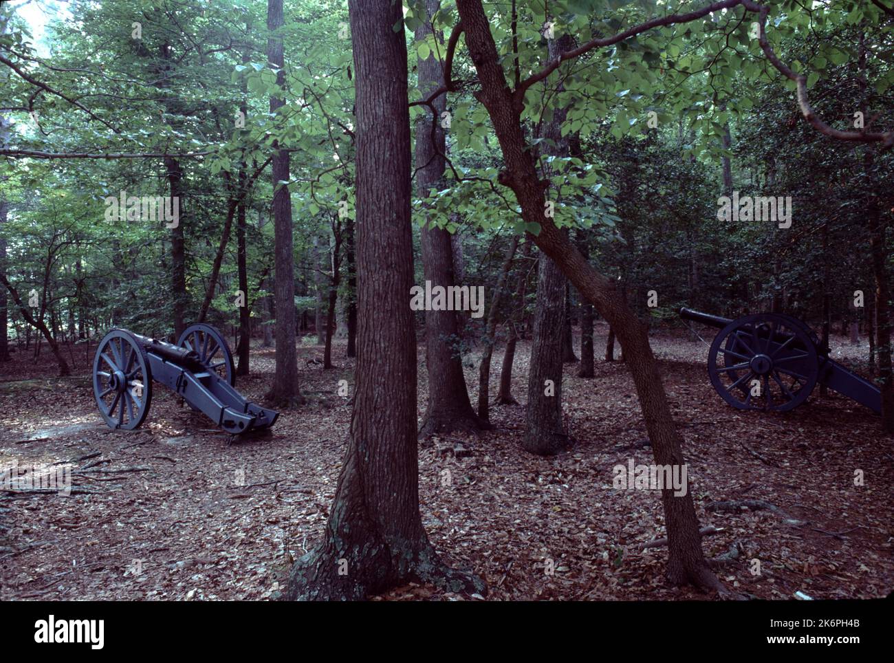 Yorktown VA USA 9/1993. American Revolutionary War Yorktown Battlefield ...