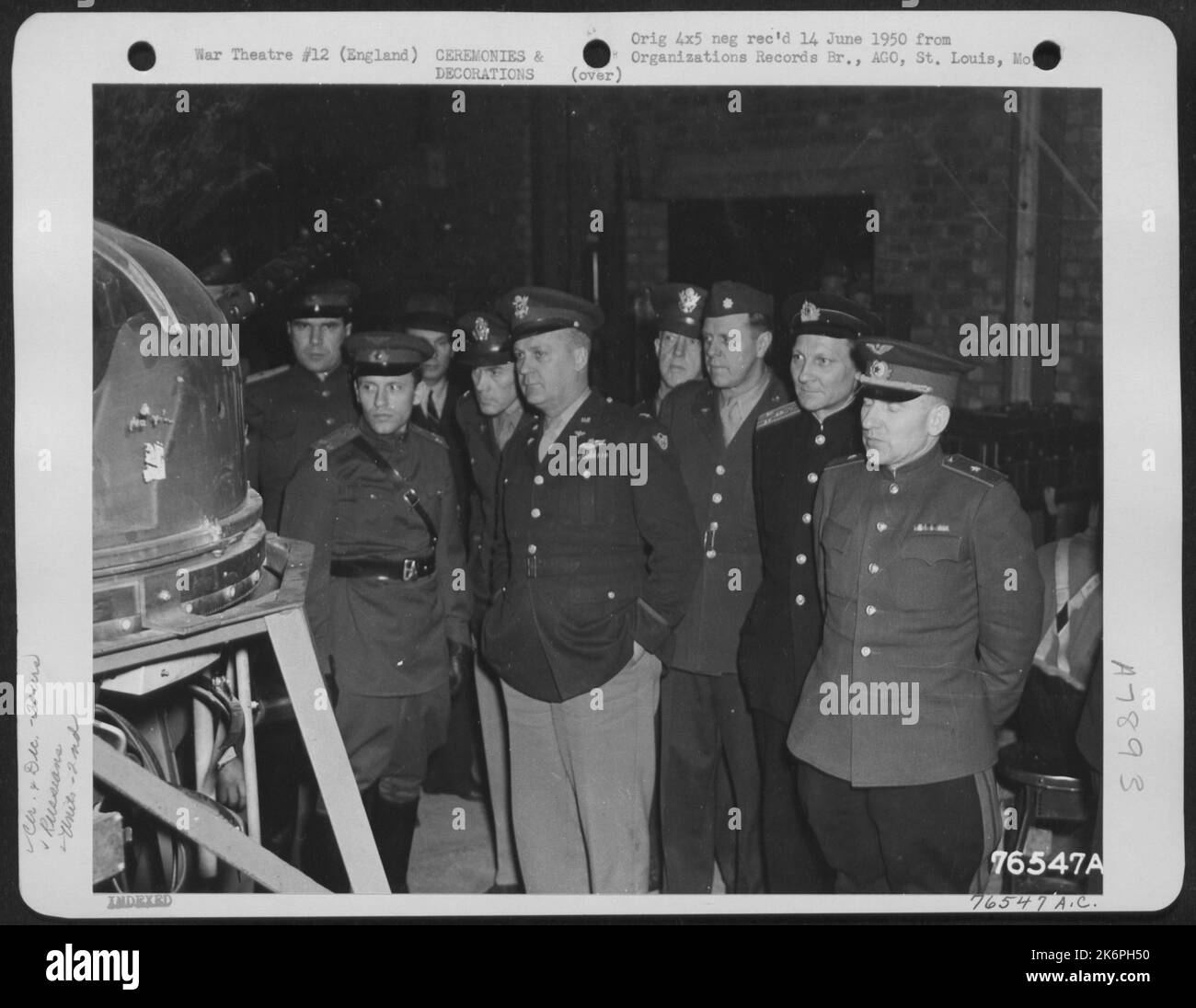 Russian Military Men Make A Tour Of Inspection At The 2Nd Base Air ...