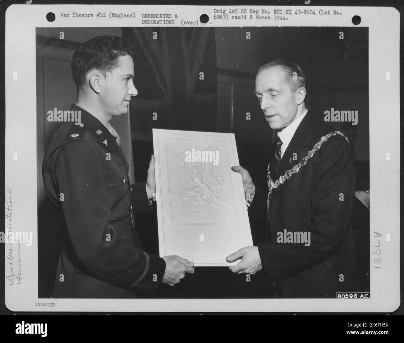 Lt. Colonel Lewis E. Lyle, Left, Of Pine Bluff, Ark., Bomber Pilot And ...