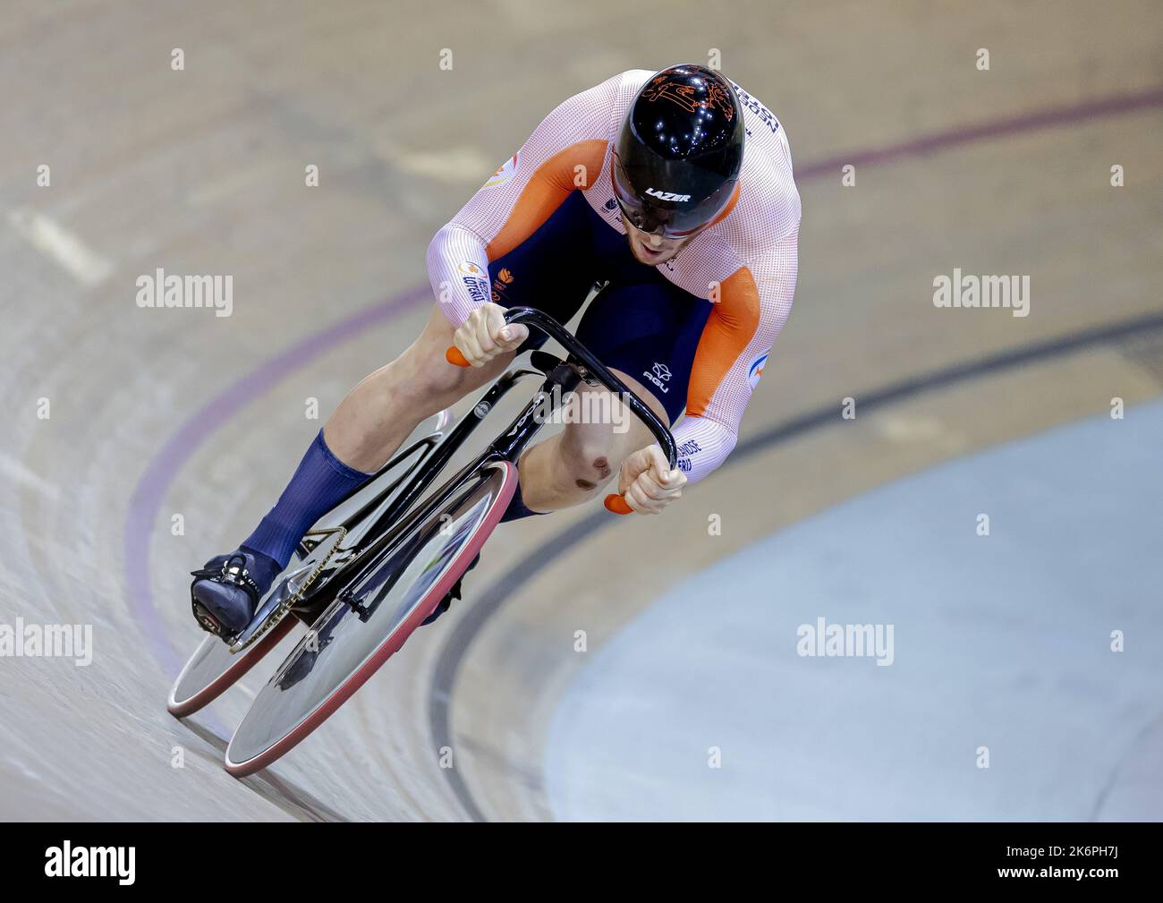 SAINT-QUENTIN-EN-YVELINES - Tijmen van Loon in action in the sprint ...