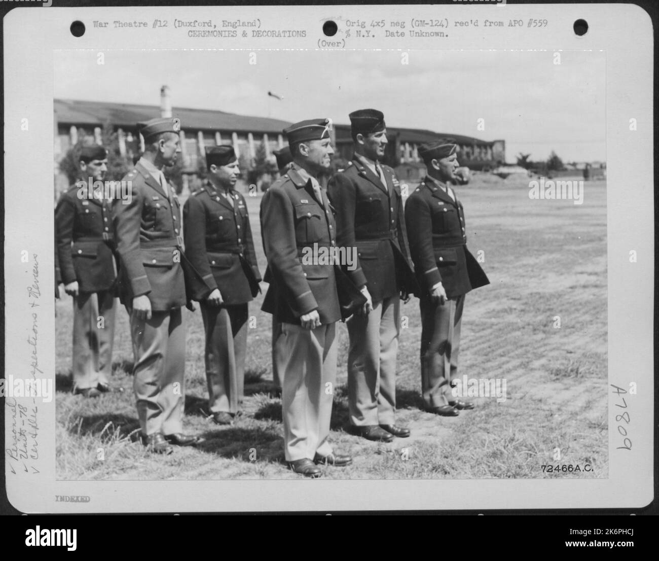 Brig. Gen. Eugene L. Eubank (Front Row, Left) And Brig. Gen. Murray C ...