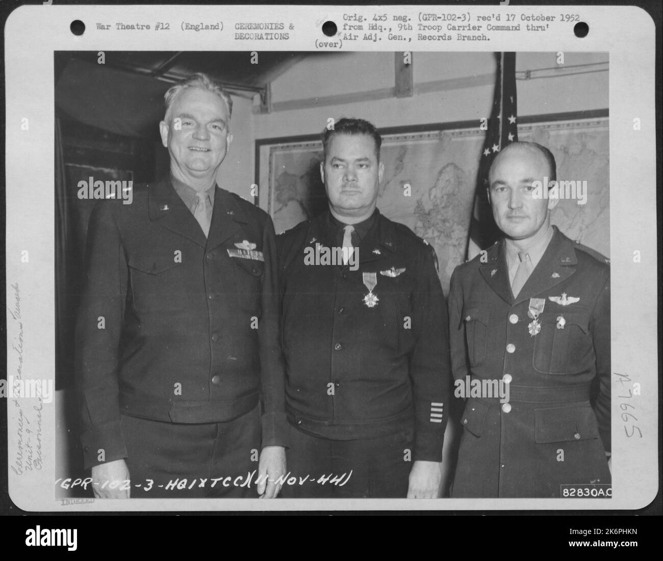 Major General Paul L. Williams (Left), Poses With Colonel Jones And ...