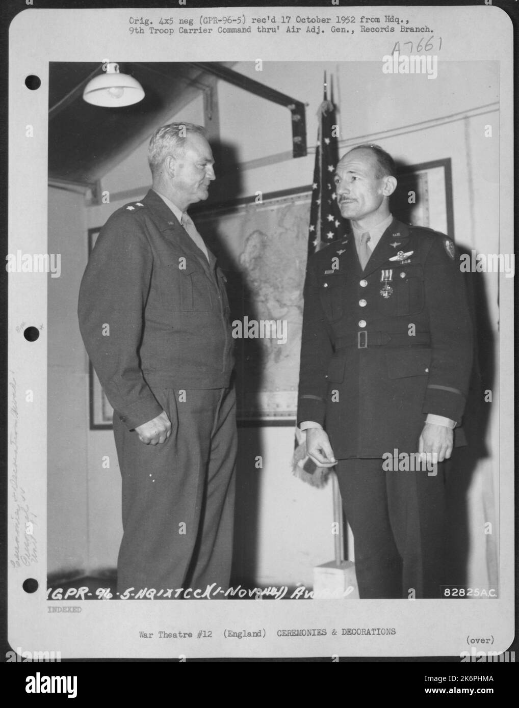 Air combat command leaders Black and White Stock Photos & Images - Alamy