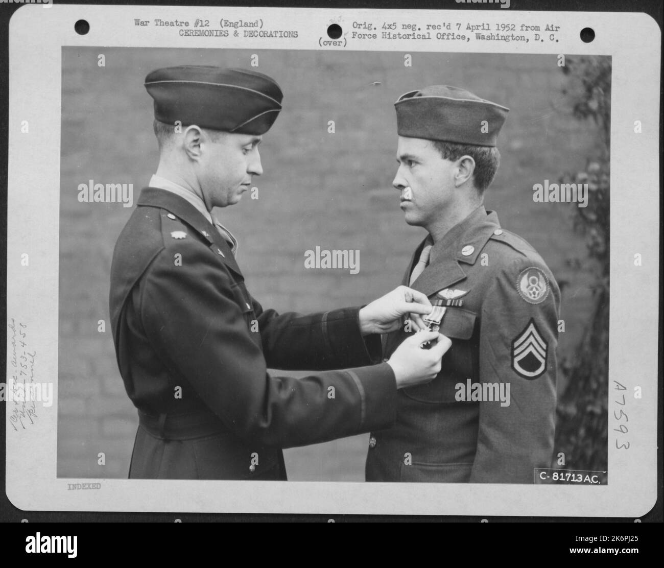 S/Sgt. Robinson Of The 753Rd Bomb Squadron, 458Th Bomb Group, Is ...