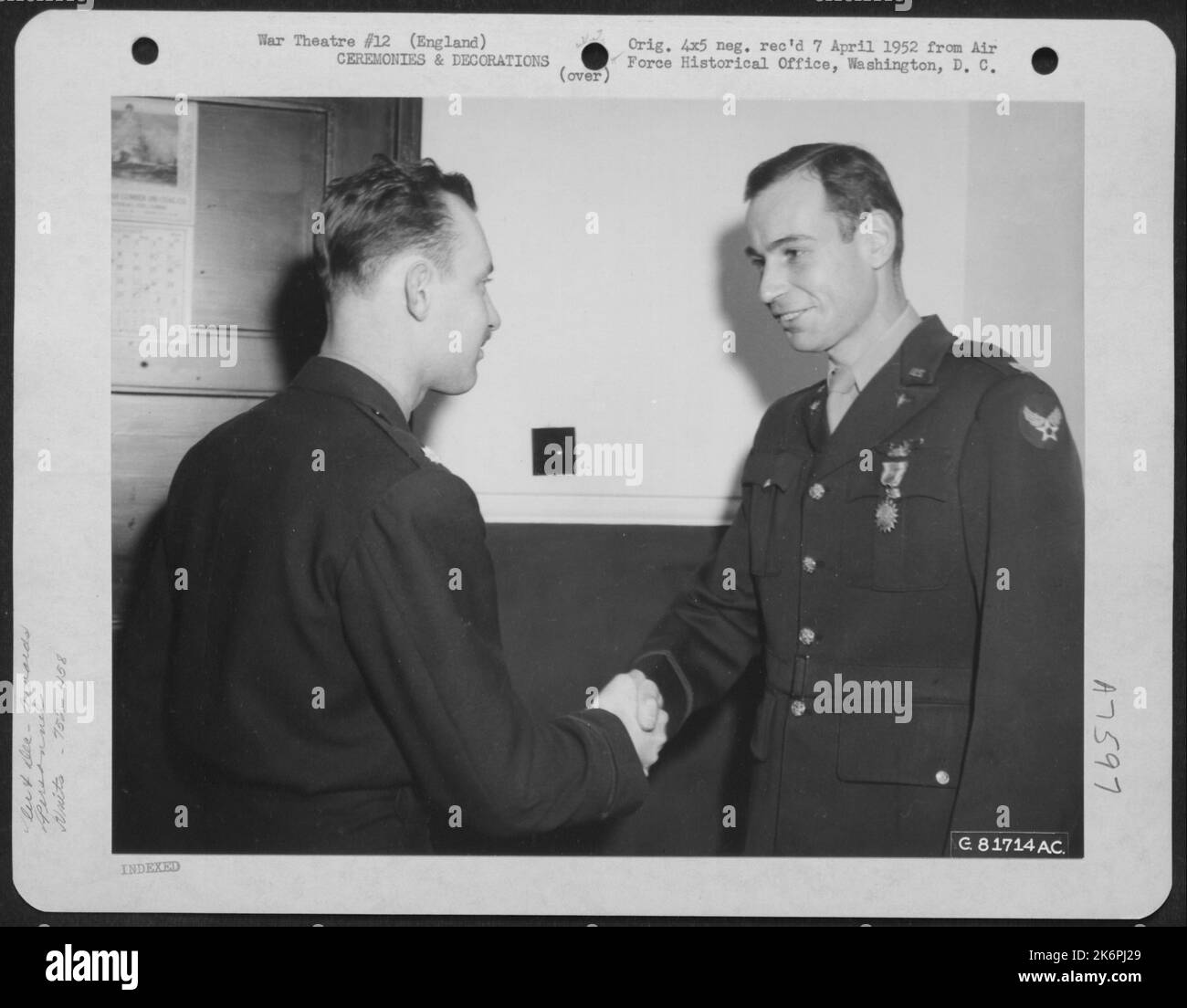Major Betzold Of The 752Nd Bomb Squadron, 458Th Bomb Group, Is ...
