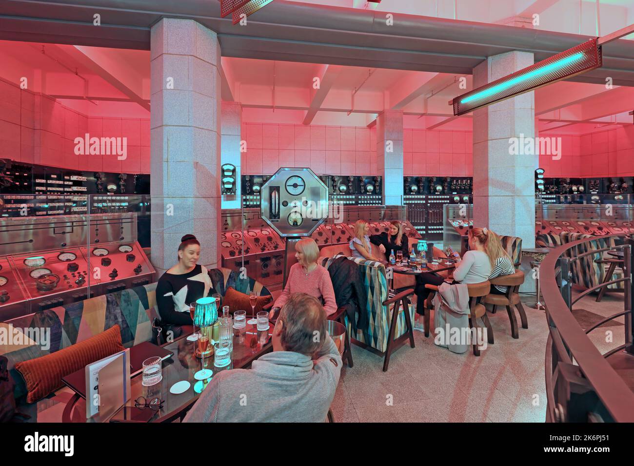 Control room B cocktail bar, Battersea power station, Battersea, London ...