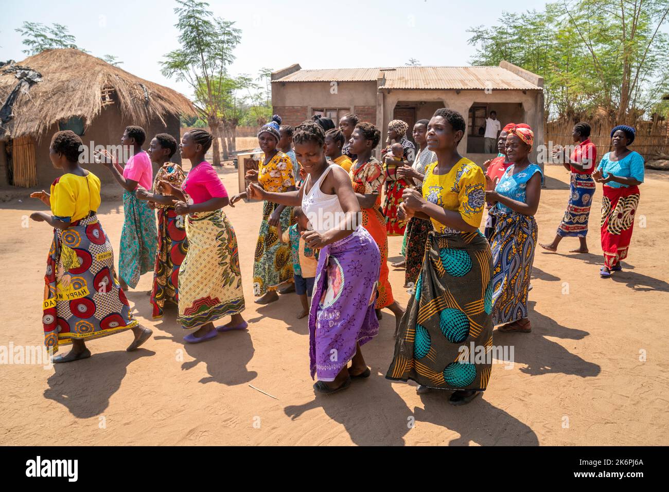 Daily life in the Salima township in the central region of Malawi ...