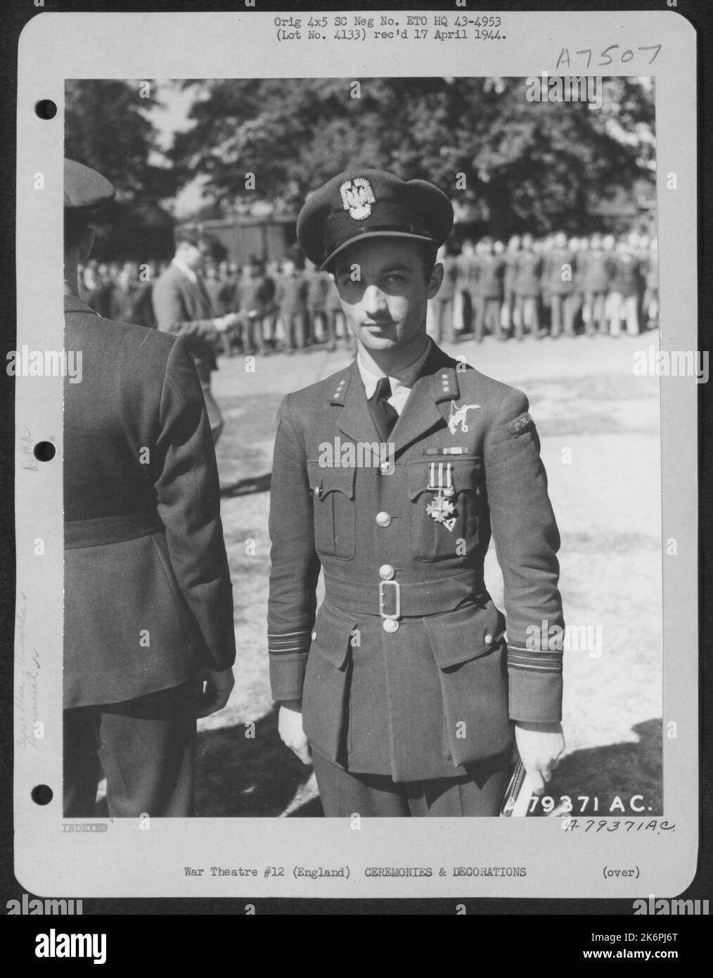 S/Ldr. Tadeusz Sawicz, Polish Air Force, Was Presented The ...