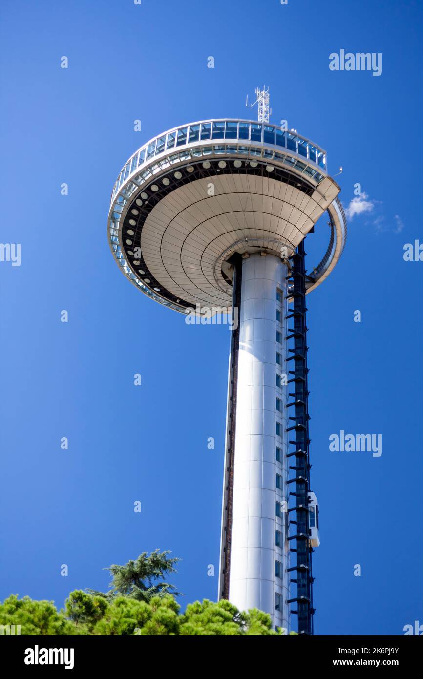 Editorial Madrid, Spain - September 30, 2022: The Faro de Moncloa, a 92 ...