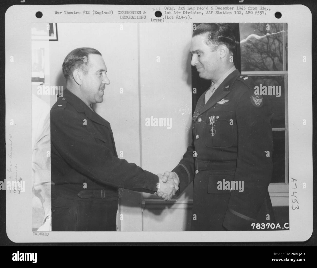 Major General Robert B. Williams Congratulates Brig. General Robert F ...