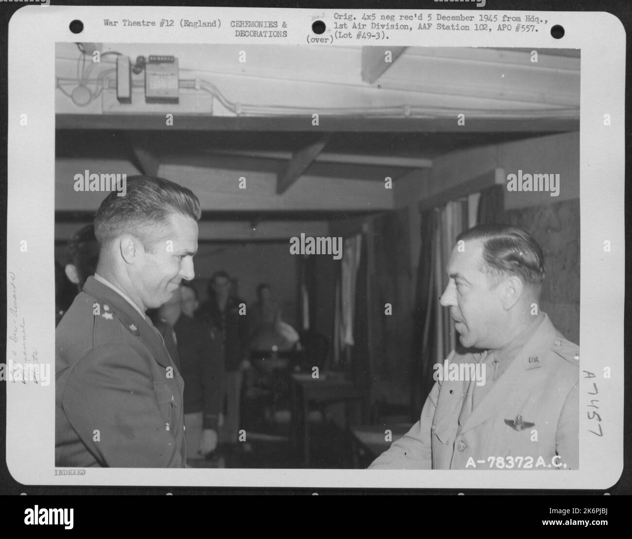 Major General Robert B. Williams Congratulates Brig. Gen. Robert F ...