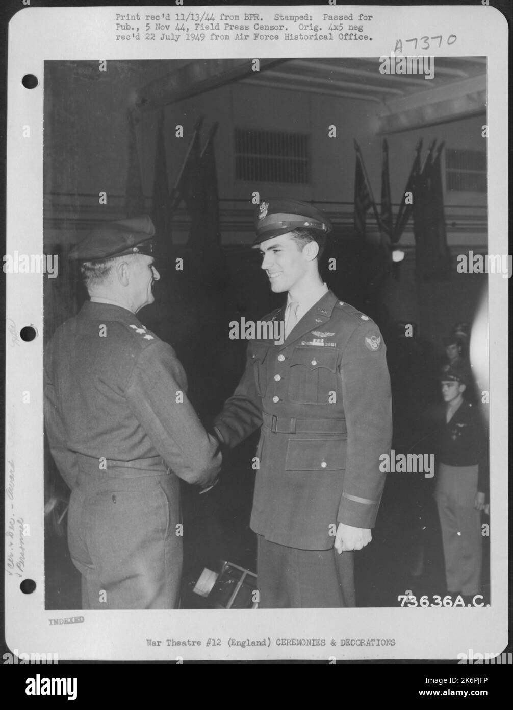 Major David Rowland, Buffalo, New York, Of The U.S. 8Th Air Force Is ...