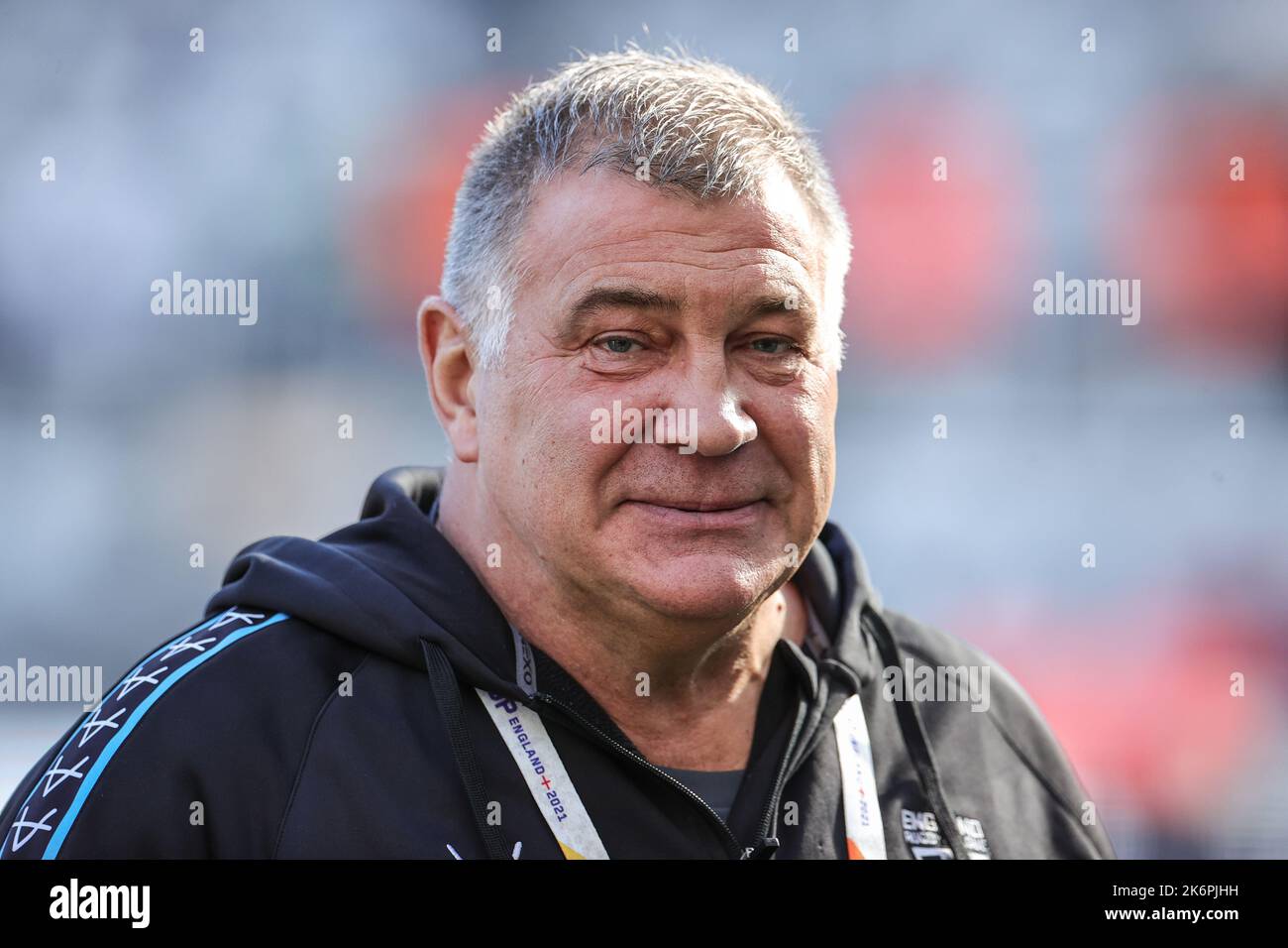 Shaun Wane Head Coach of England arrives at St James’s Park before the ...