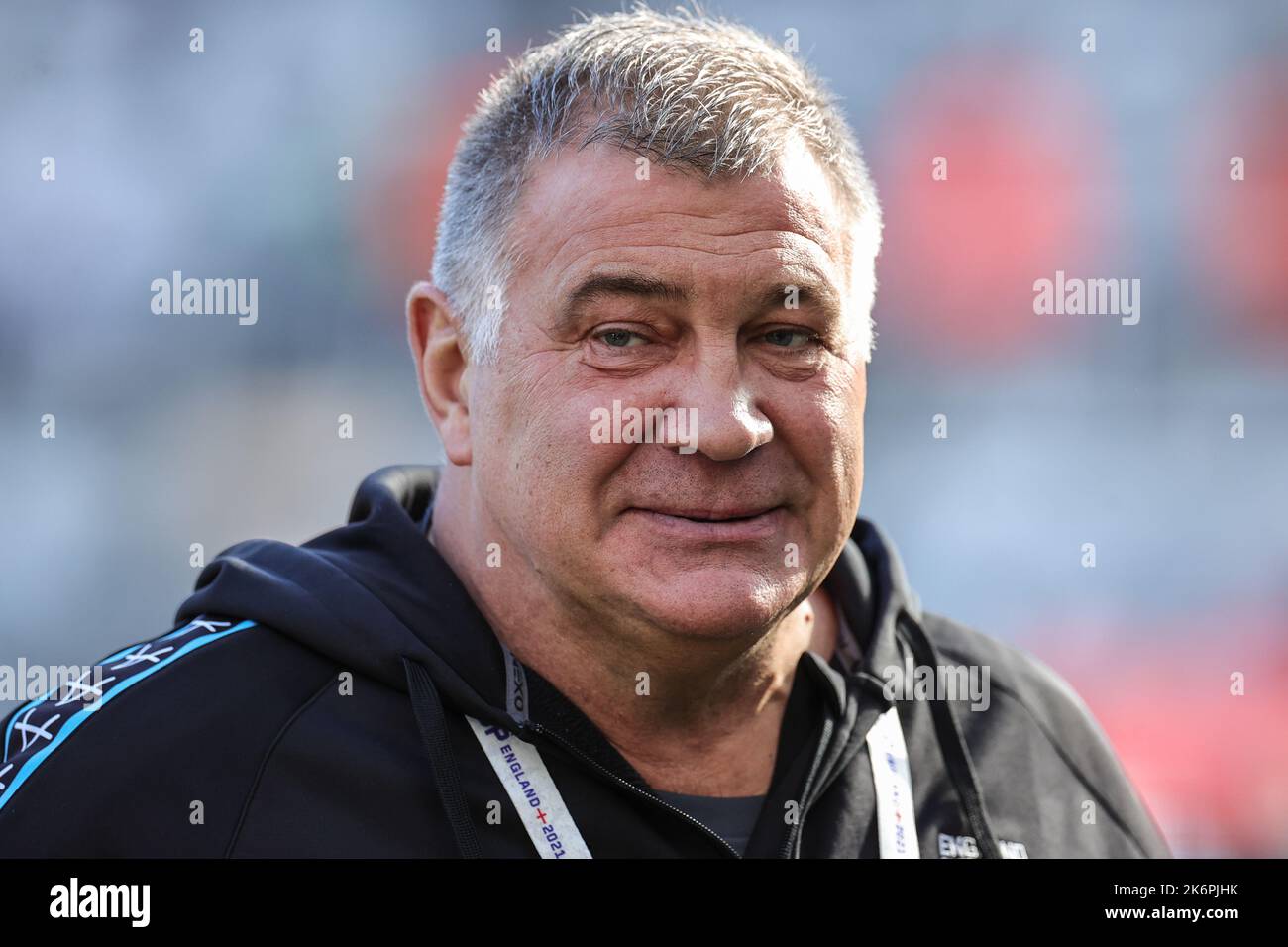 Shaun Wane Head Coach of England arrives at St James’s Park before the ...