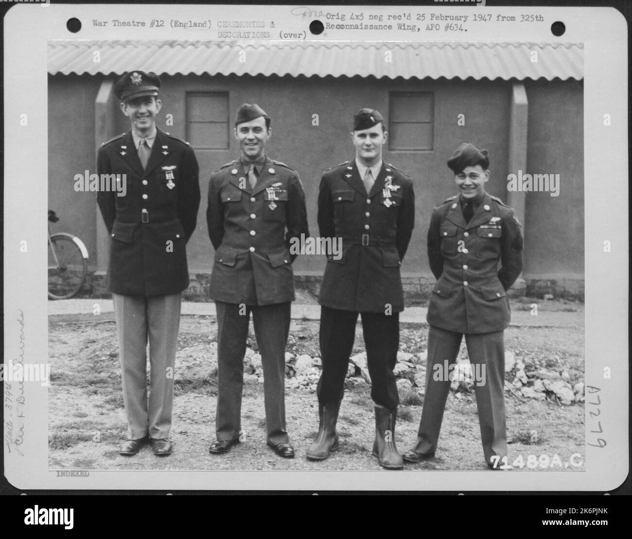 Men Of The 390Th Bomb Group Who Were Presented Medals During A Ceremony ...