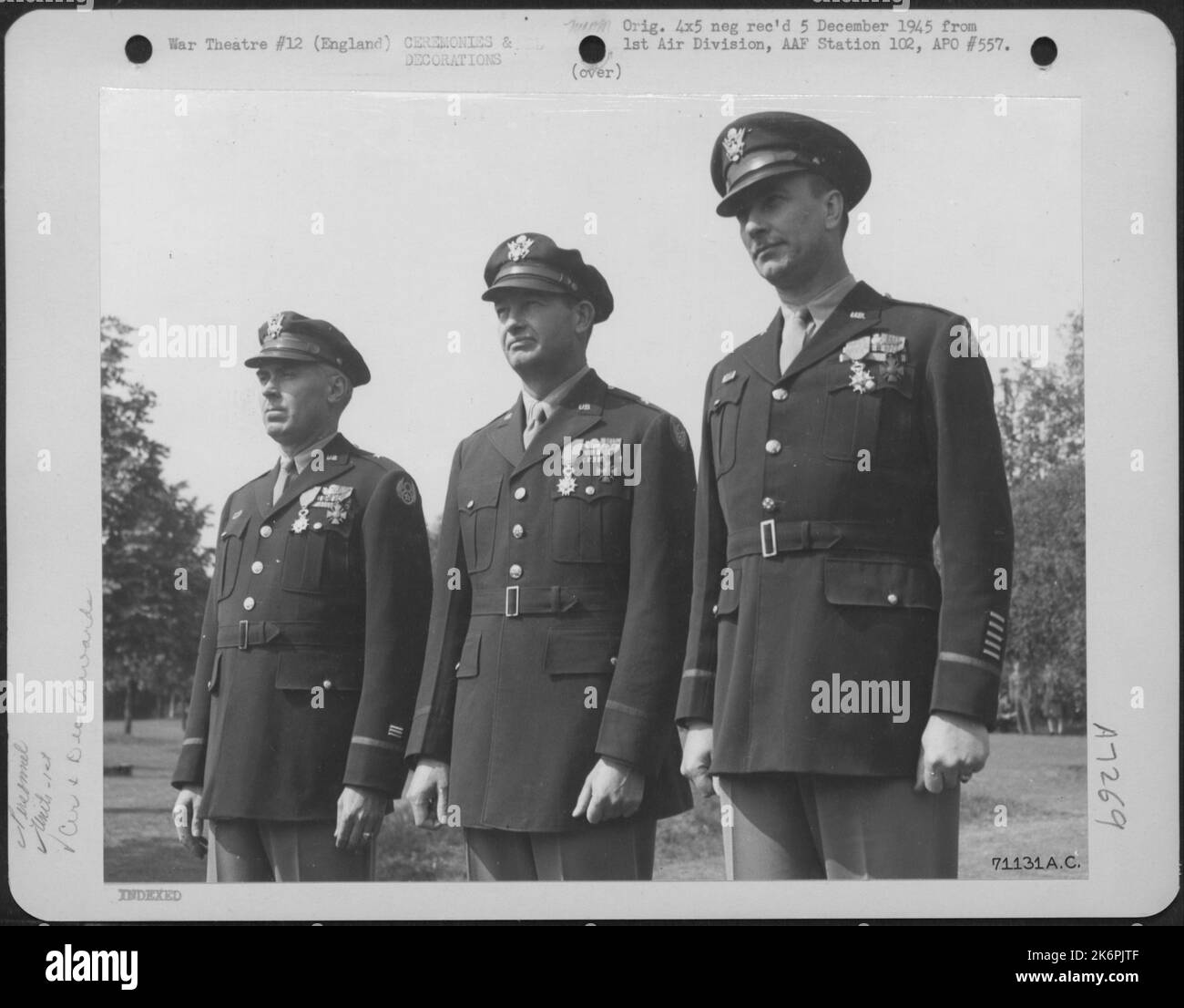 Brig. General Julius K. Lacy, Brig. General Edward Anderson And Brig ...