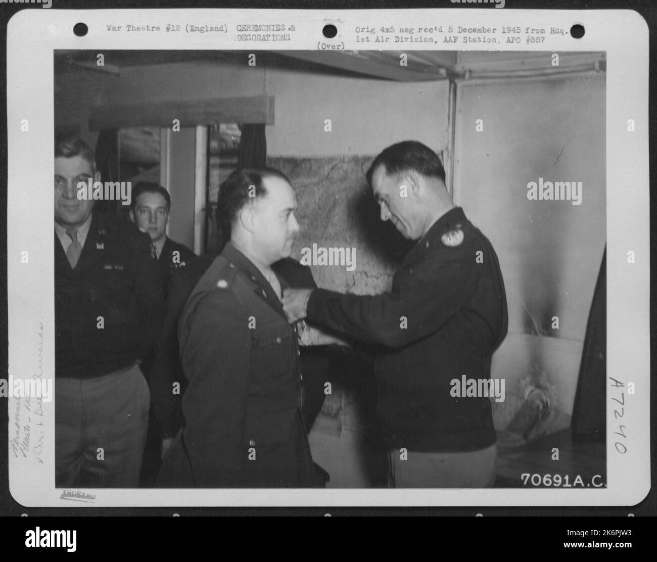 Colonel Damidovich, Attached To Hdq., 1St Bomb Division, Is Presented ...