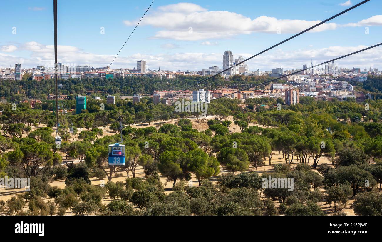 Editorial Madrid, Spain - September 30, 2022: The skyline and ...