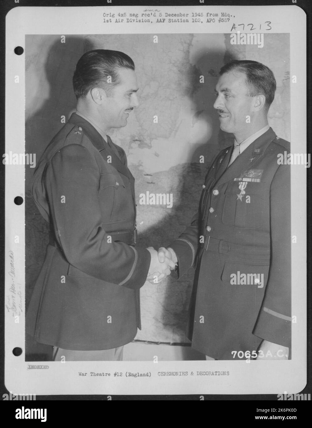 Colonel Turner, Attached To Hdq., 1St Bomb Division, Is Congratulated ...